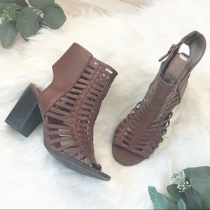 Forever 21 | Shoes | Caged Peep Toe Sandal | Poshmark